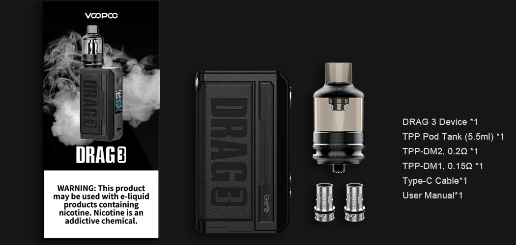 DRAG 3-VOOPOO VAPE Spark Your Life