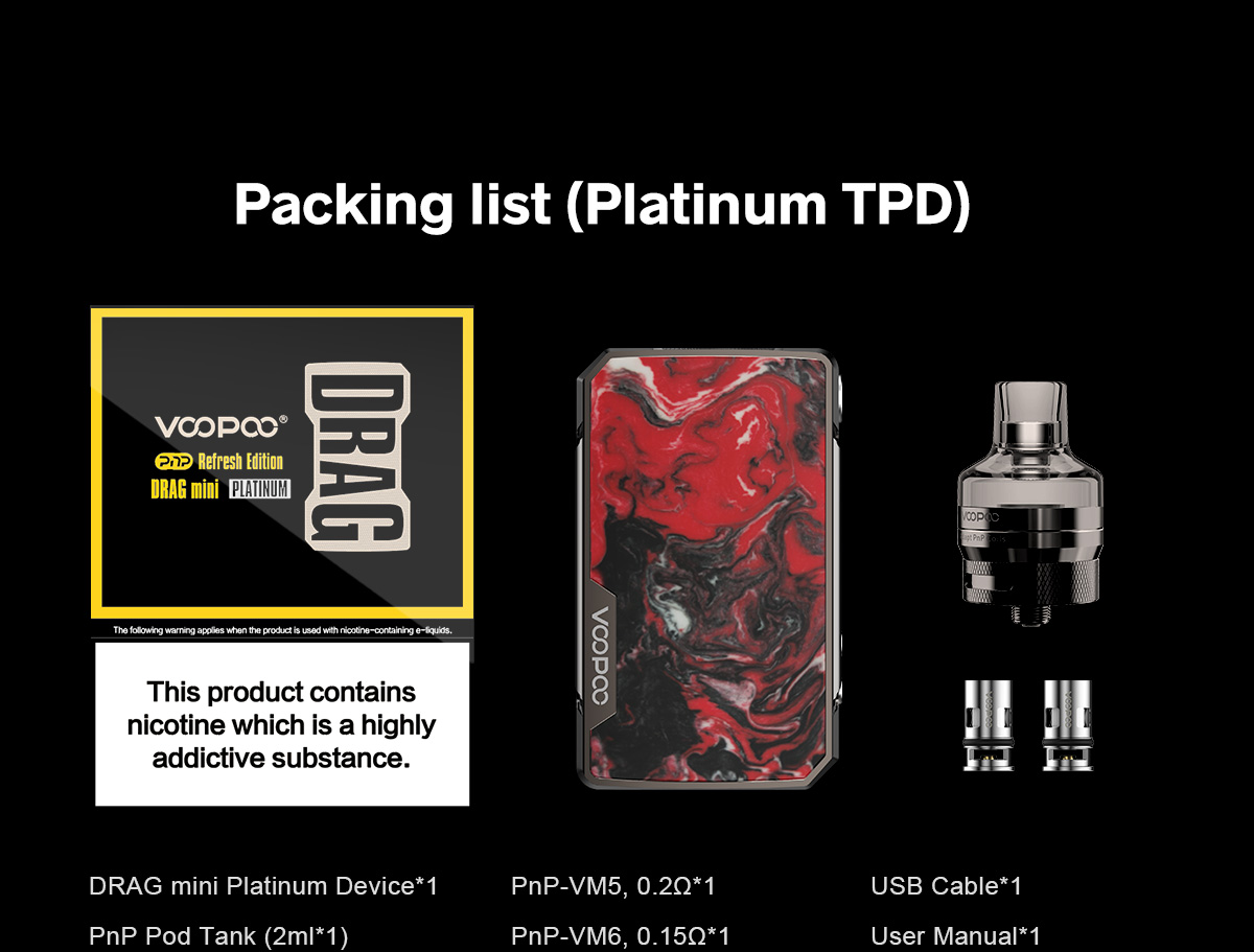 DRAG mini Refresh Edition-VOOPOO VAPE Spark Your Life