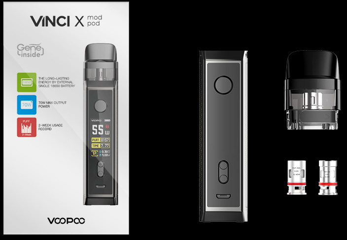 VINCI X MOD POD-VOOPOO VAPE Spark Your Life